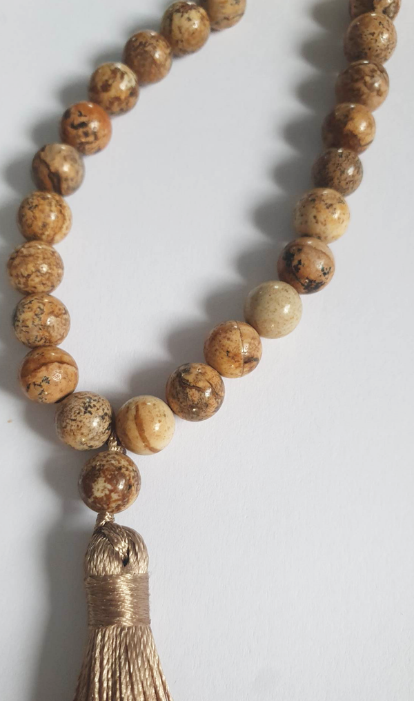 Wood & Jasper Mala – Lilly & Me